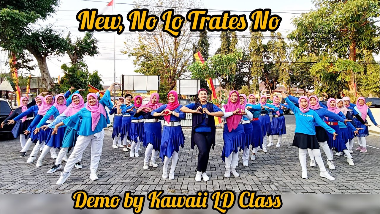 New, No Lo Trates No (Line Dance ) || Demo by Kawaii LD Class - YouTube