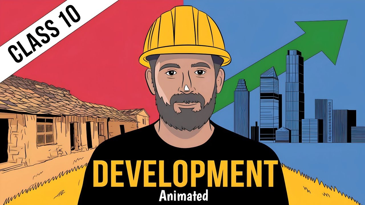 Development class 10 One Shot | Full Chapter Explained in hindi (Animation) 🔥 Economics Chapter ...