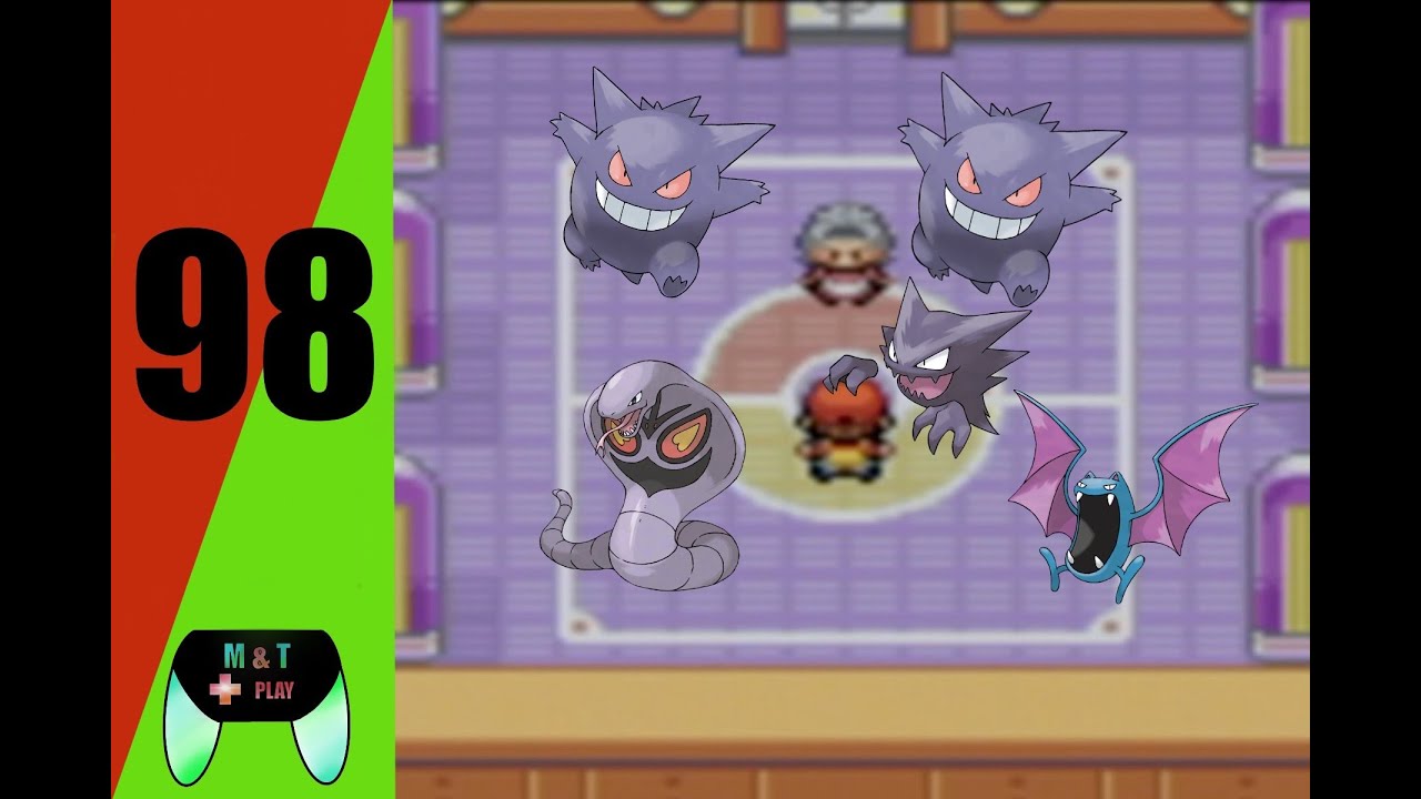 Pokemon FireRed Full Guide - Episode 98: Elite Four Agatha - YouTube