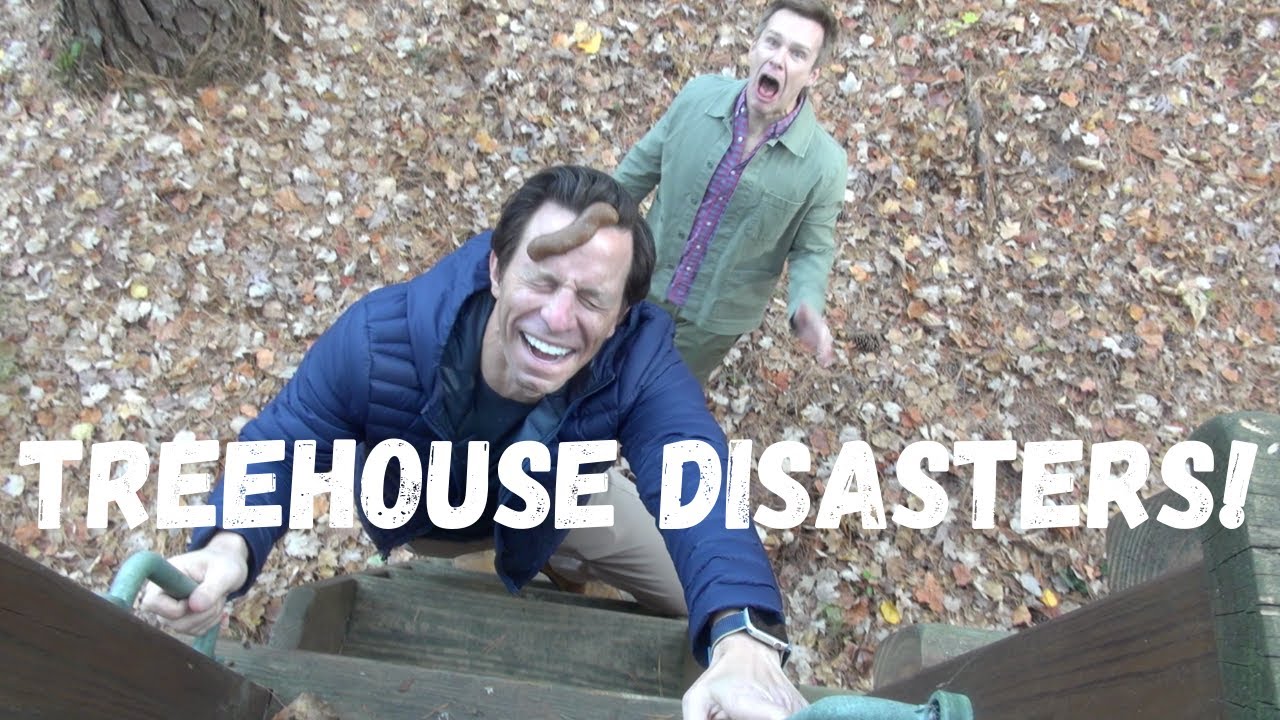 Pros and Cons of a treehouse. Treehouse disasters! #treehouse - YouTube