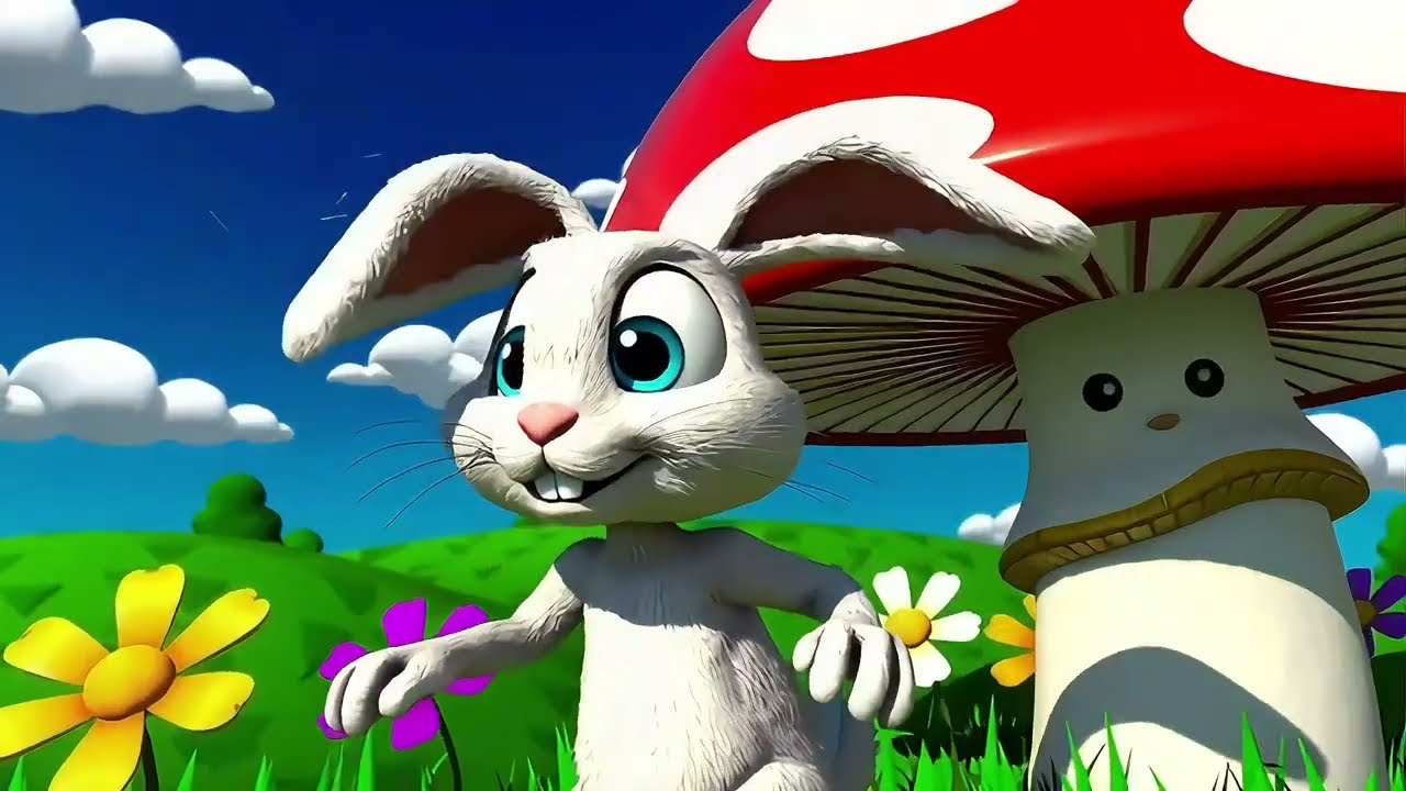 Peekaboo Achoo 🐰 | Adorable Bunny Plays Peekaboo and Dances in a ...