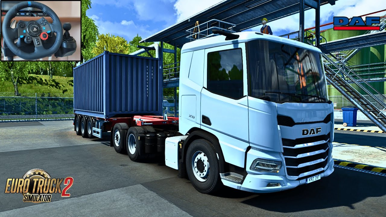DAF XD Sleeper | POV Realistic Driving | Euro Truck Simulator 2 ...
