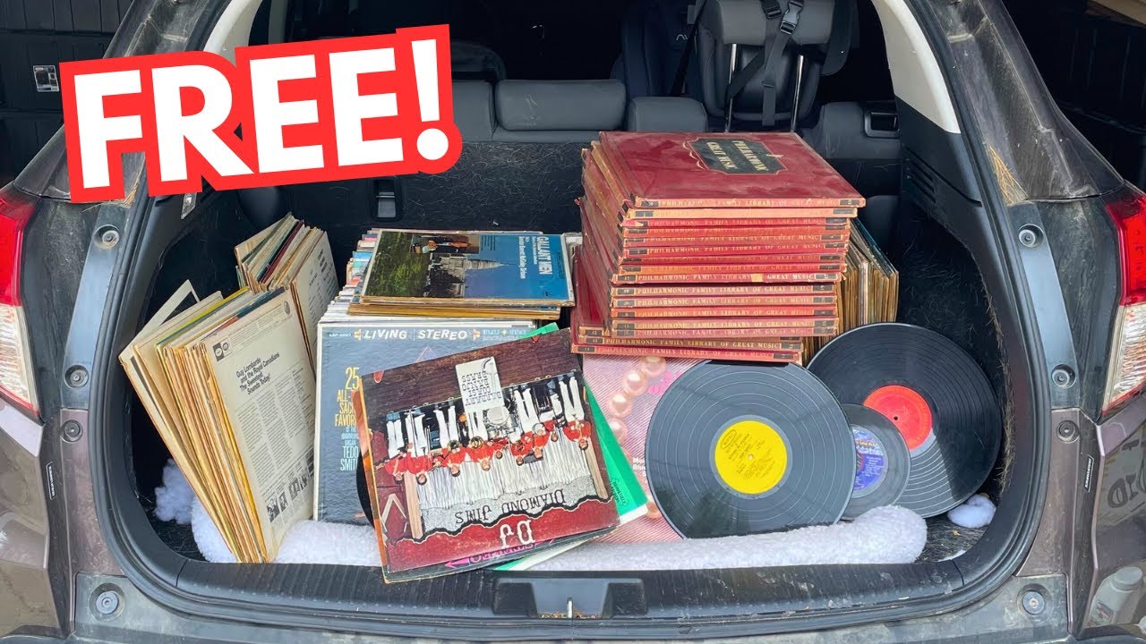 How I Scored 500 Vinyl Records for FREE! - YouTube