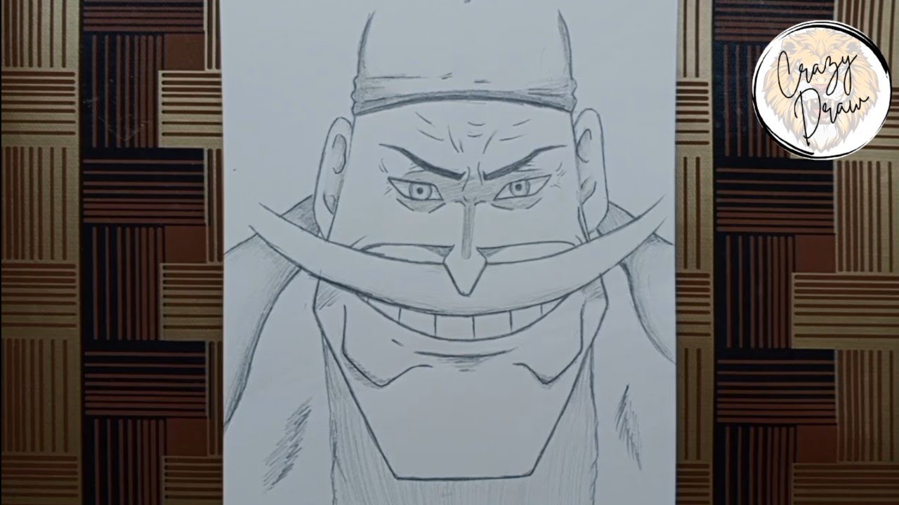 How to Draw whitebeard | One Piece Drawing Step by Step #CrazyDraw # ...