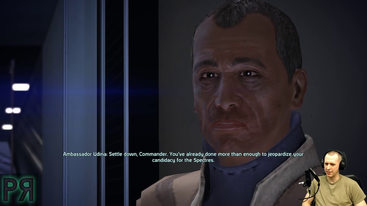 Mass Effect Part 2 - The Council Meeting - YouTube