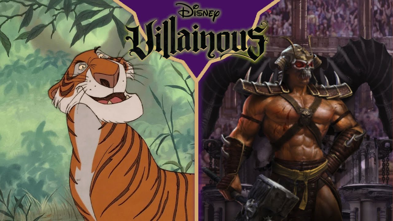 Shere Kahn v. Shao Kahn [DISNEY VILLAINOUS CUSTOMS] - YouTube