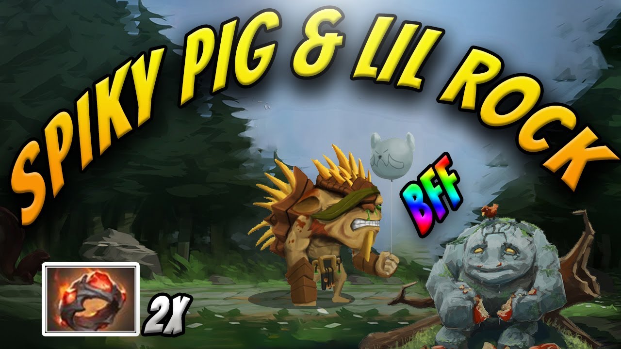 SPIKY PIG & Lil Rock are BFFs - LOFI Anime - (Dota 2 Atomic War ...