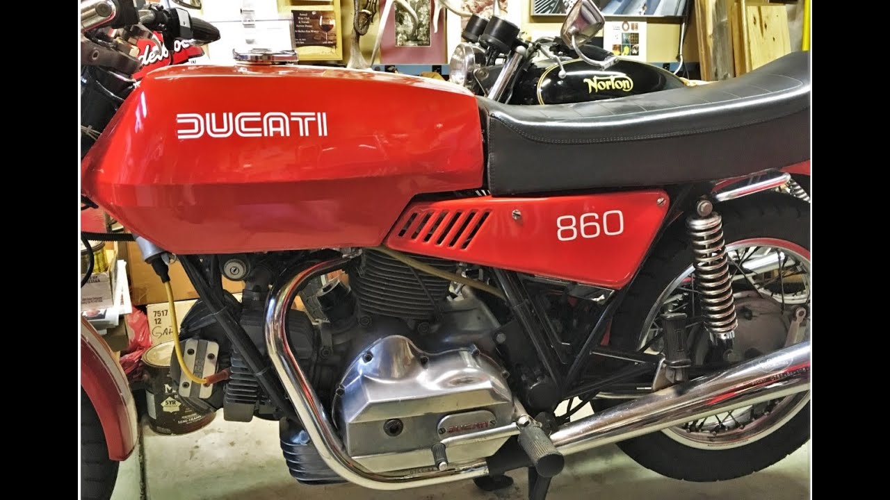 My 1975 Ducati 860GT History and Cold Start - YouTube