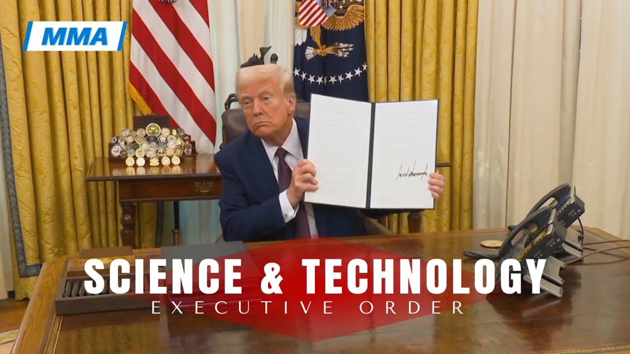 President Donald Trump Signs an Executive Order on science and ...