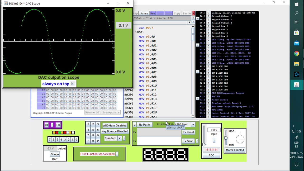Señal Senoidal EdSim51DI - YouTube