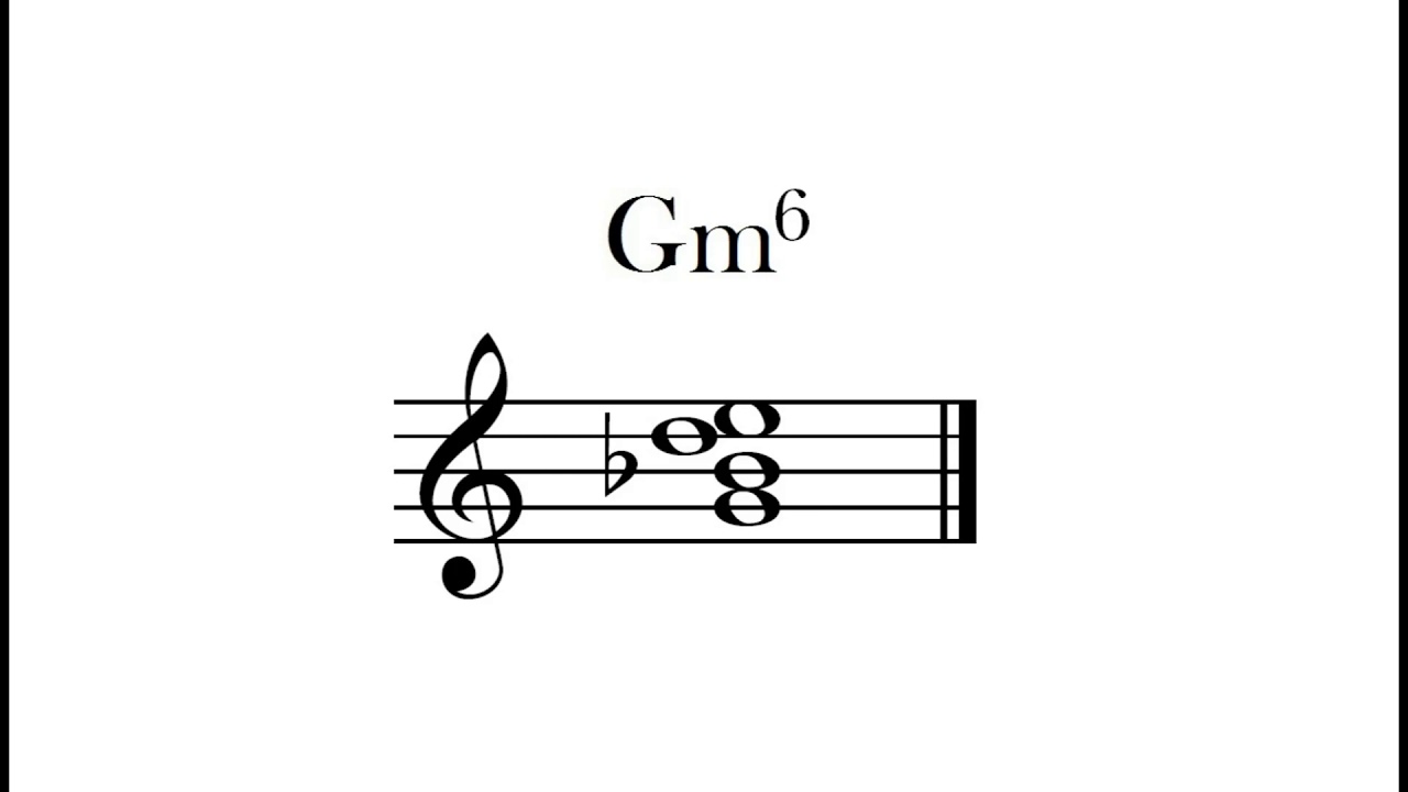 G Minor 6th Chord - YouTube