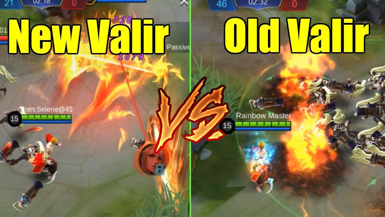 Mobile Legends - OLD VALIR VS NEW VALIR! VALIR SKILLS REWORK! - YouTube