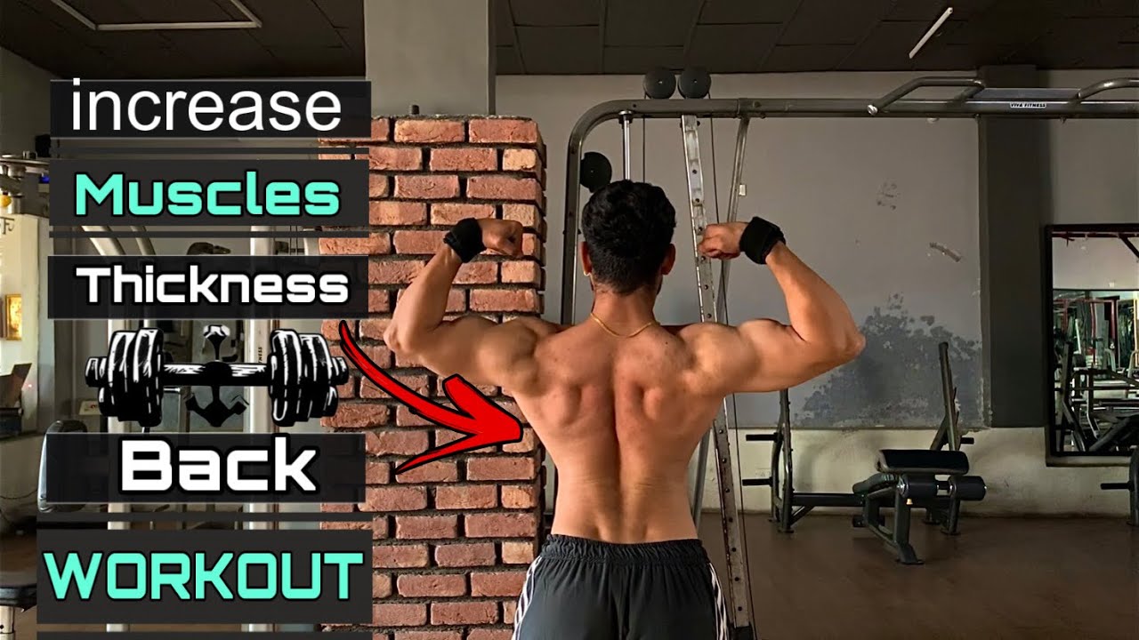 Best Back/Lats workout For Muscles Thickness | ISHU FITNESS SERIES ...