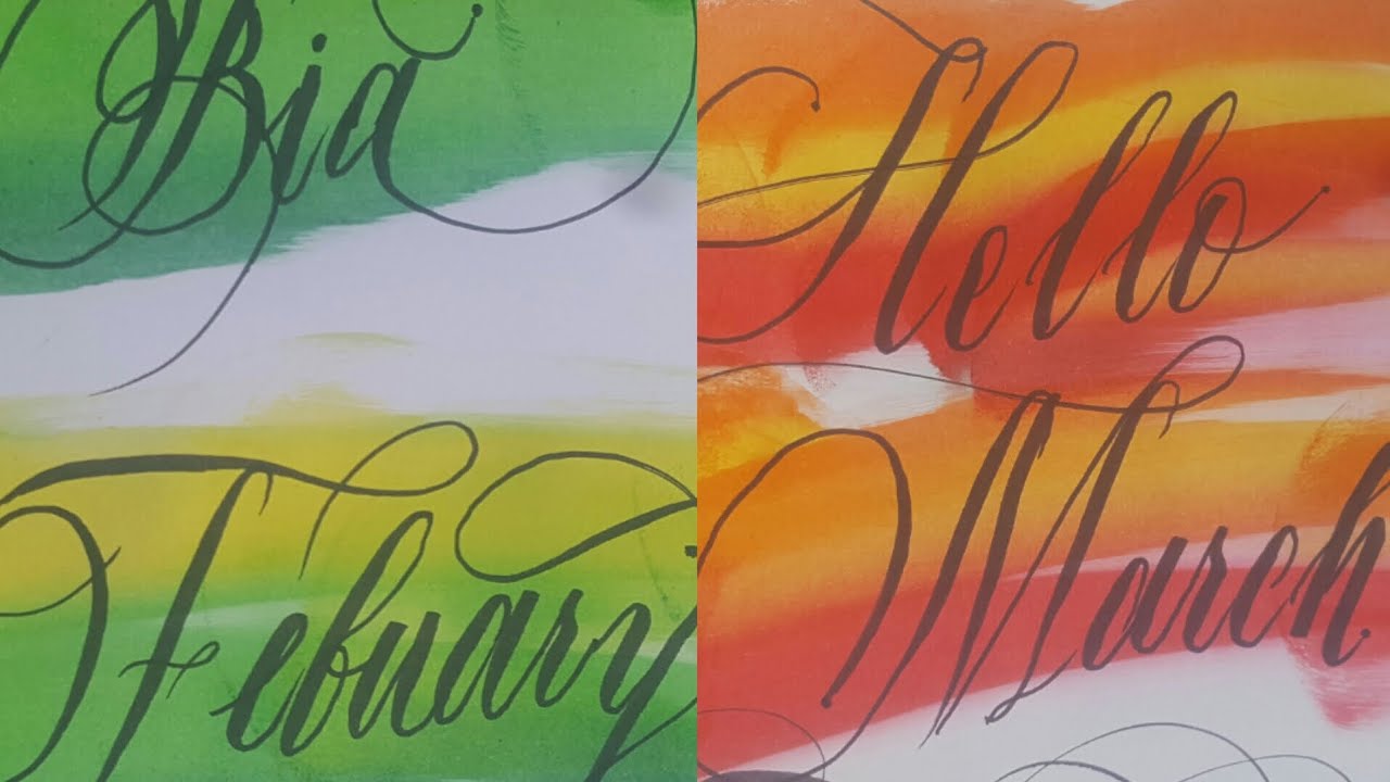 1st level satisfying calligraphy/Lovely Calligraphy - YouTube