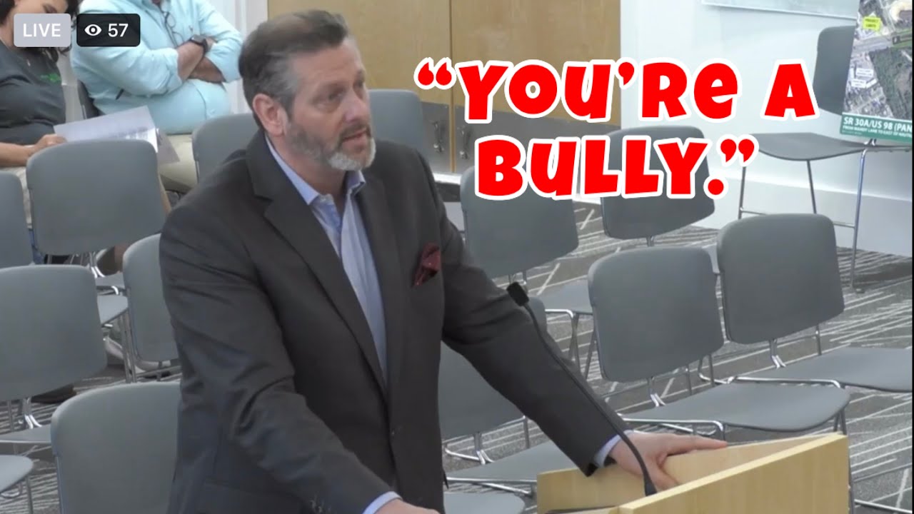 I confronted Mayor Mark Sheldon in Panama City Beach, Florida. - YouTube