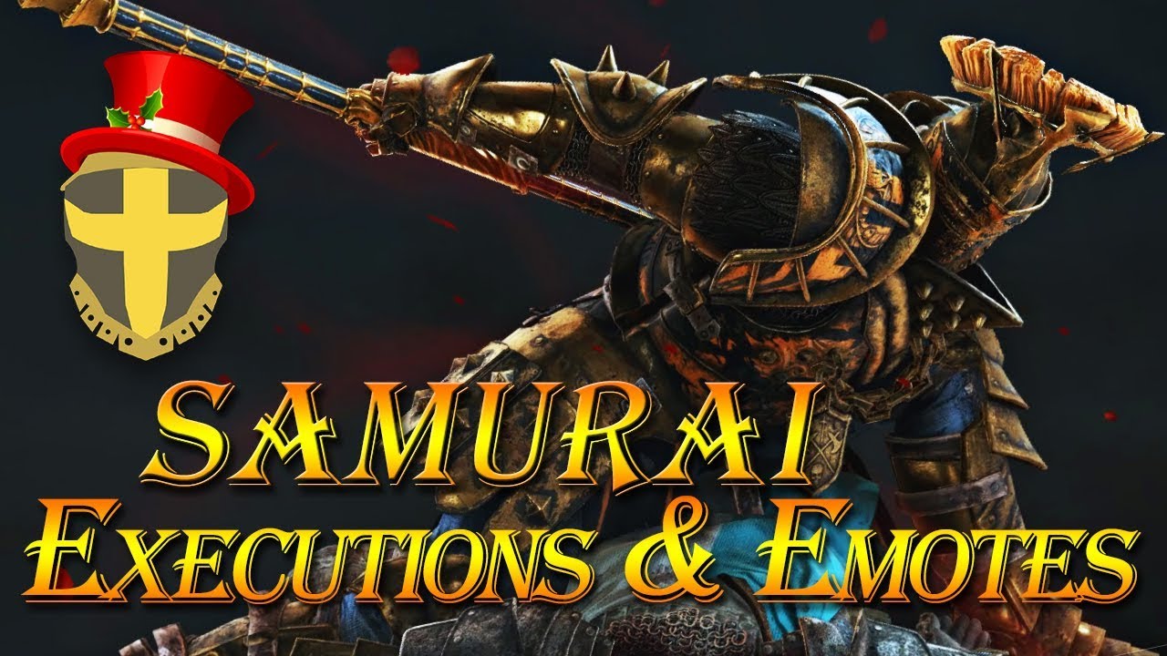 For Honor - Lawbringer Performing Samurai Executions & Emotes - YouTube