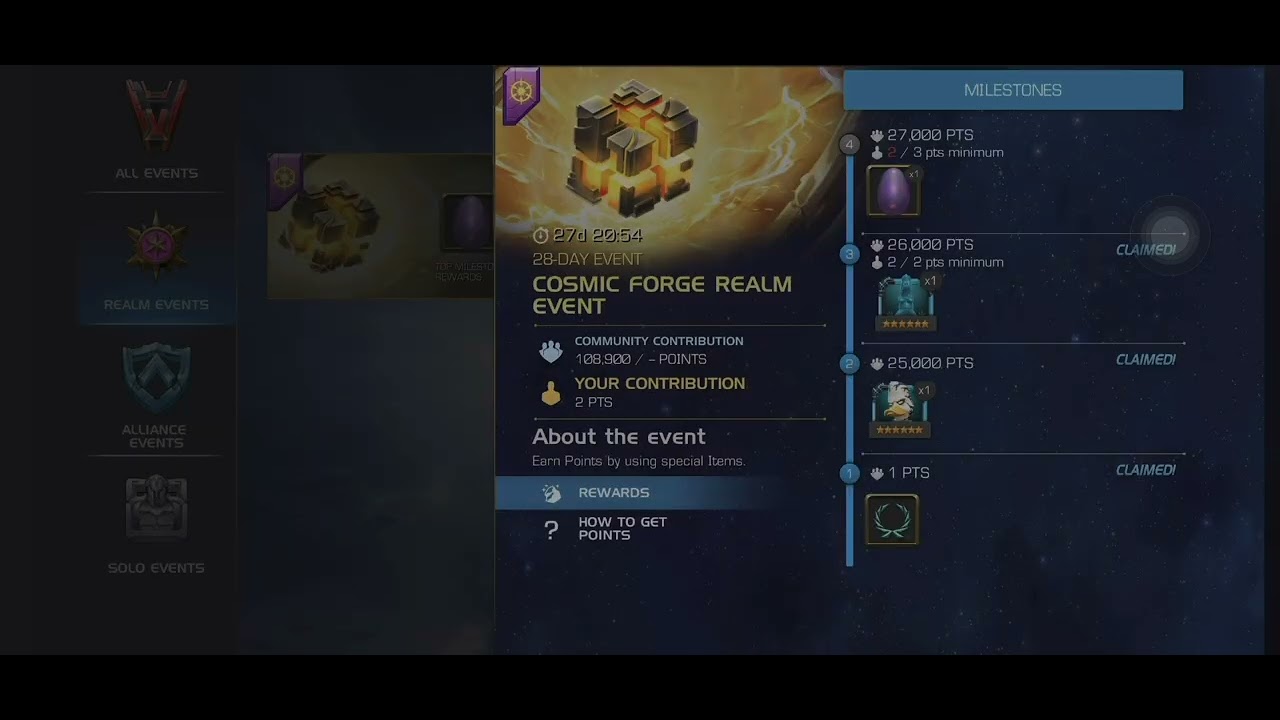 How to complete COSMIC FORGE REALM EVENT #mcoc #cosmicforgeevent # ...