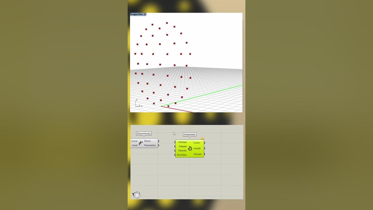 Region Union Grasshopper Intersect + attractor point - YouTube