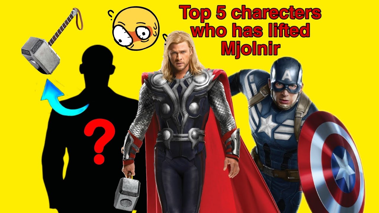 Top 5 #mcu charecters who has lifted #mjolnir | have fun :) - YouTube