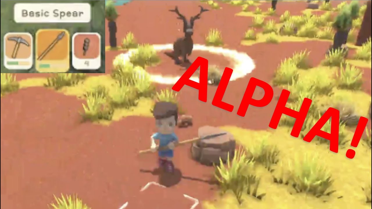 How to fight an Alpha Jackaroo with only a Basic Spear! - YouTube