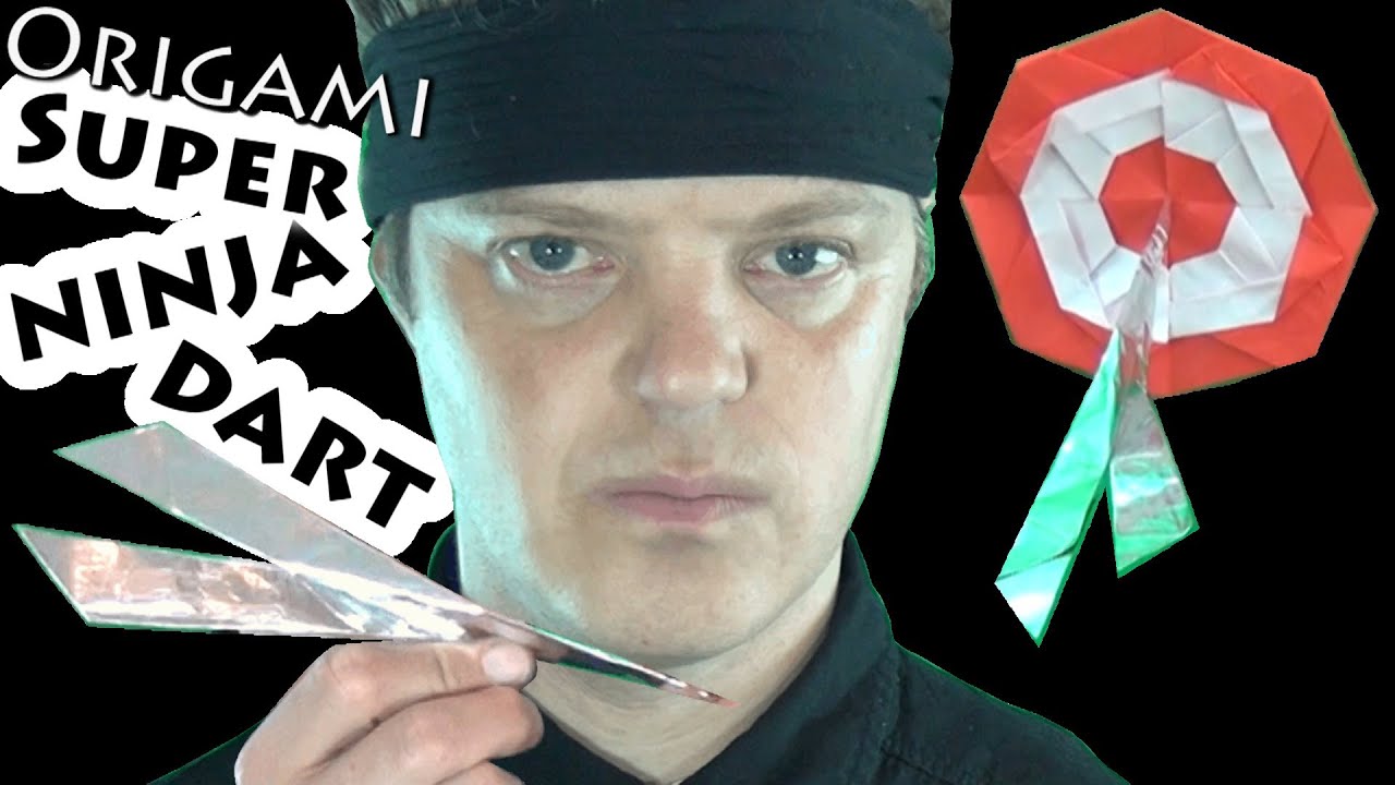 Origami Super Spinning Ninja Dart - YouTube