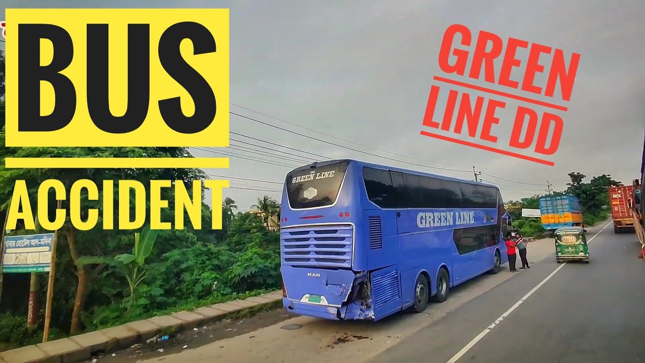 চোখের সামনে এক্সিডেন্ট করলো গ্রীনলাইনের ডাবল ডেক বাস 😰| Green line bus ...