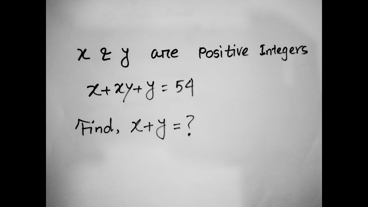 A Nice Olympiad Algebraic Equation| You should know this trick!!! - YouTube