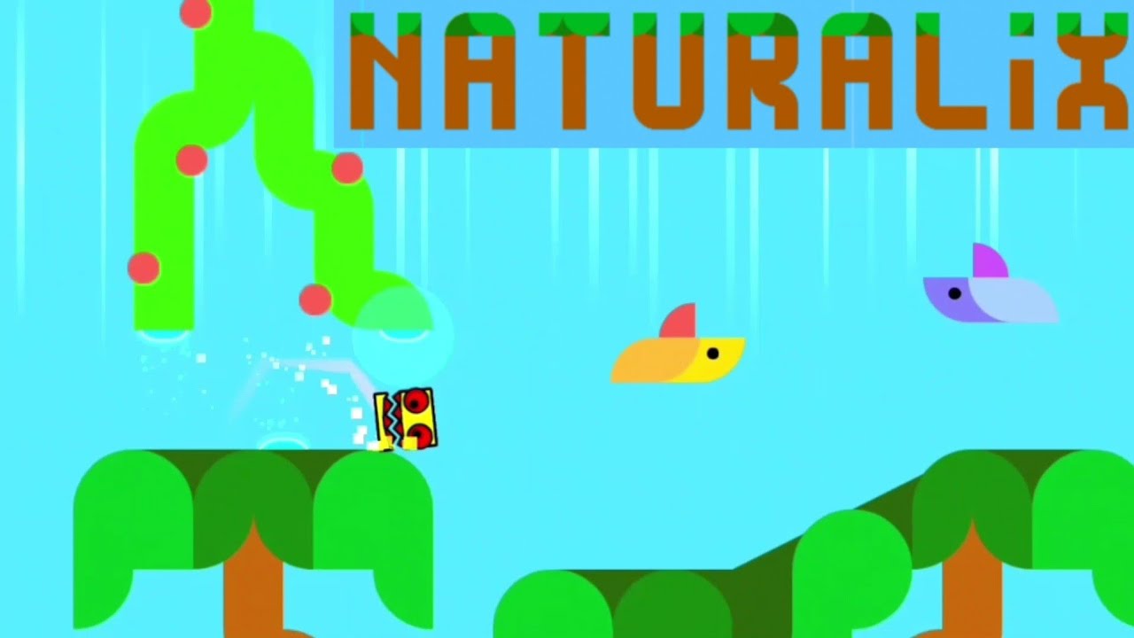 NATURALIX - easy Geometry Dash level - by Flix7 - YouTube