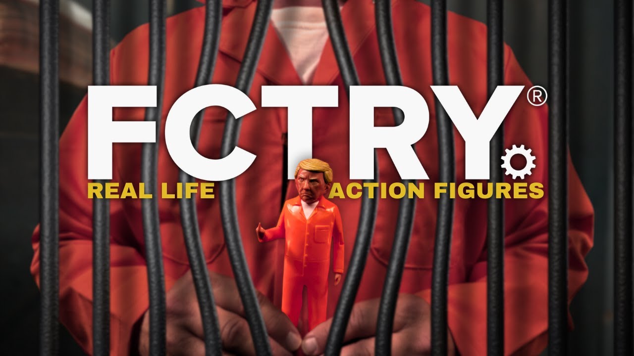 Trump Imprisoned? No. He's announcing his Real Life Action Figure from ...