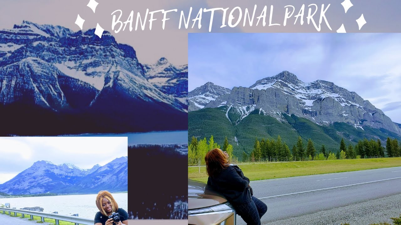 BANFF NATIONAL PARK||DRIVE THRU||BANFF ALBERTA. ROCKY MOUNTAINS||CANADA ...