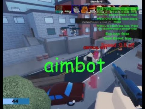 What aimbot looks like in roblox arsenal - YouTube