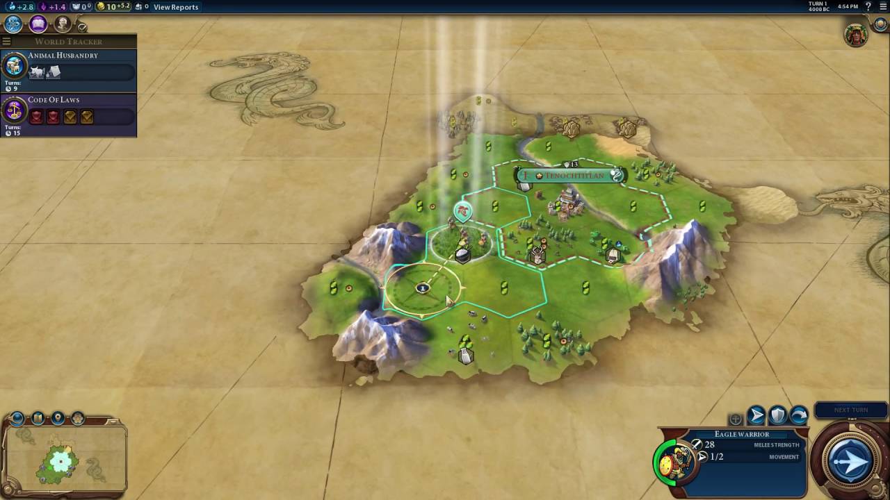 Civilization VI – [Aztecs] Ep 1 - From the Mud - YouTube