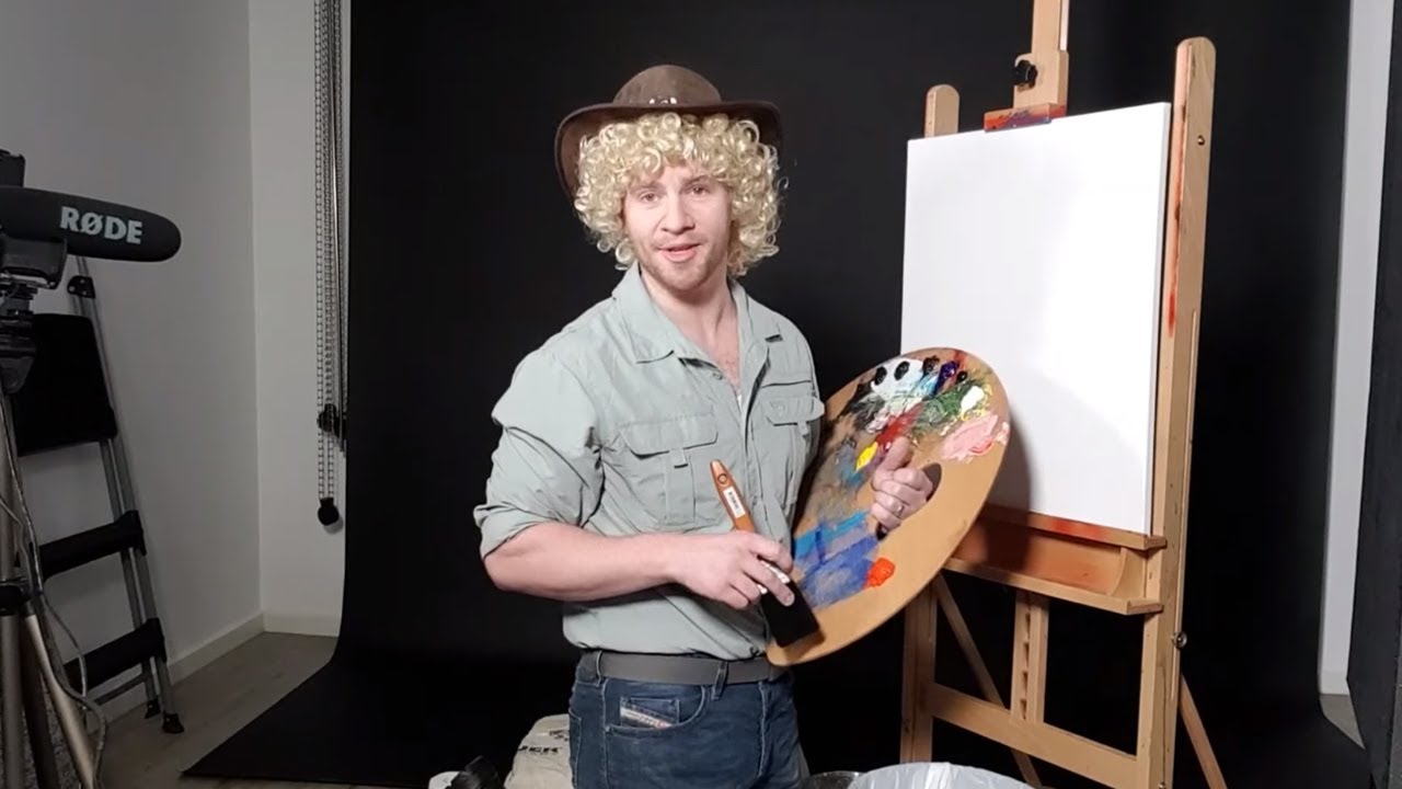 Becoming the Aussie BOB ROSS! - YouTube
