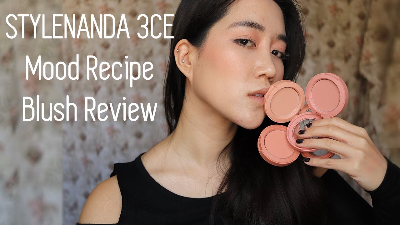 STYLENANDA 3CE Mood Recipe Blush Review | Swatches | Demo - YouTube