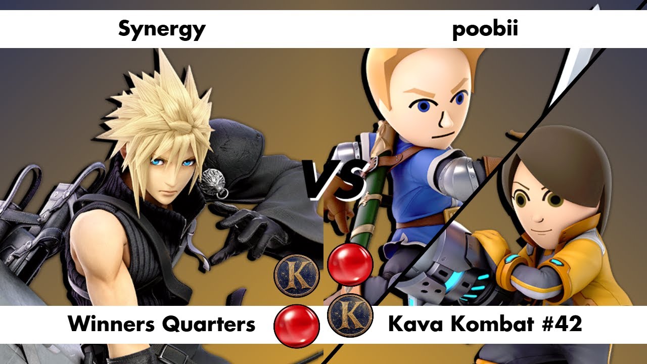 Kava Kombat 42 - Synergy (Cloud) vs poobii (Mii Swordfighter, Mii ...