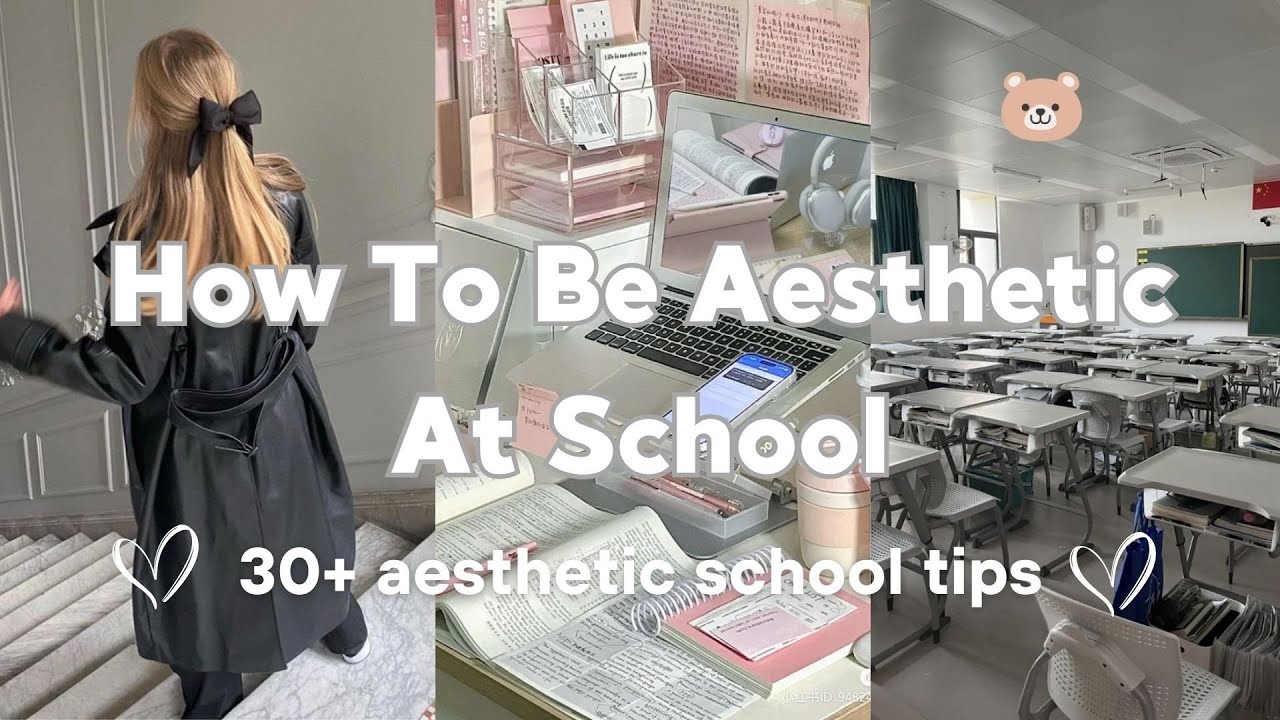 How to Be Aesthetic at School 🎀 - YouTube