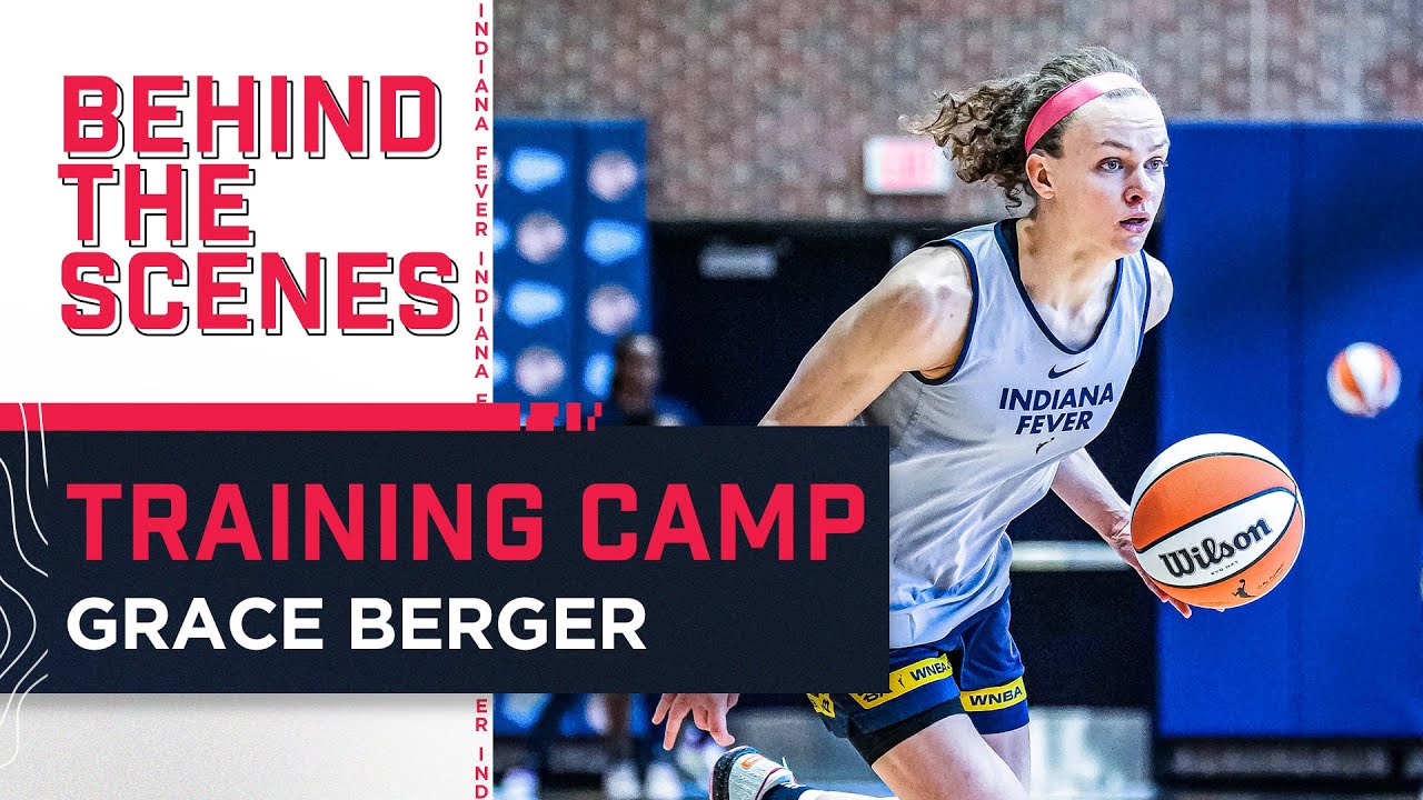 Rookie Grace Berger in WNBA Training Camp with the Indiana Fever - YouTube