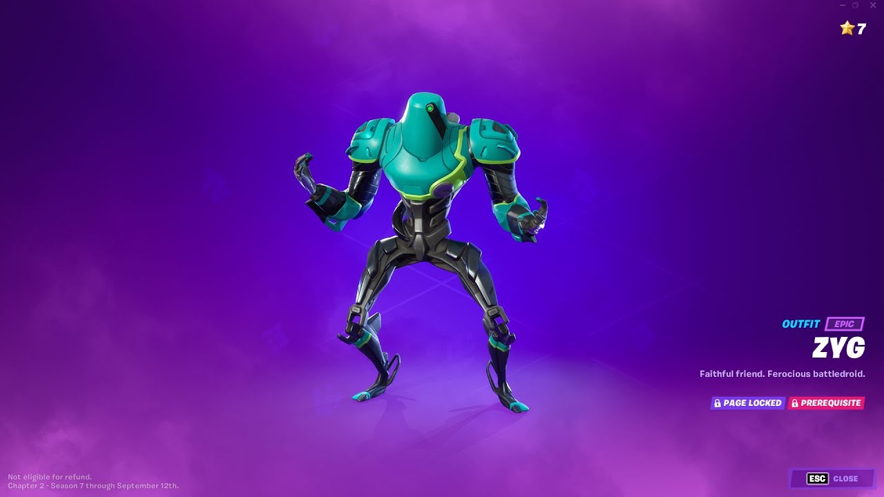 How to Unlock ZYG | Fortnite Chapter 2 Season 7 - YouTube
