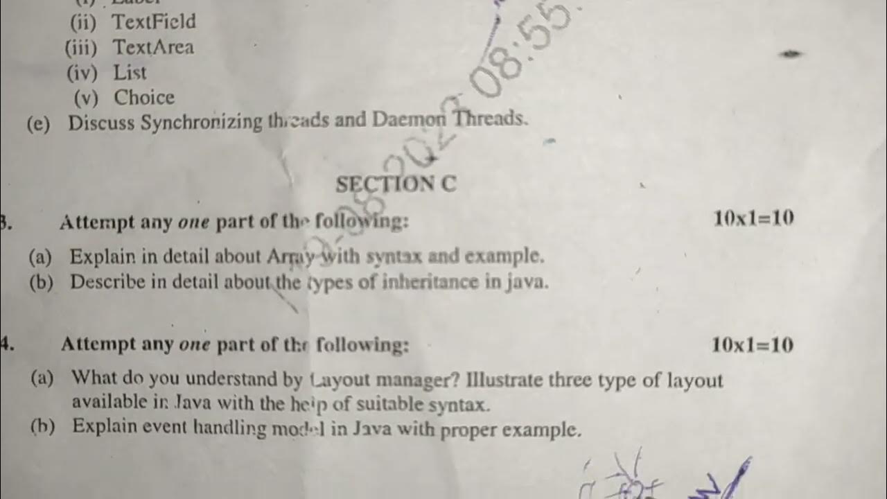 Object Oriented Programming Ques Paper Semester 2 Mca By Aktu Lucknow 2022 23 Kca202