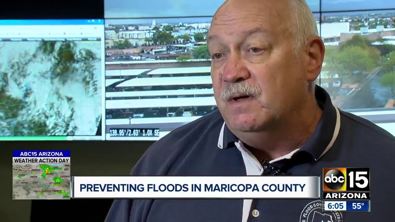 Flood Control District busy with storms and flooding - YouTube