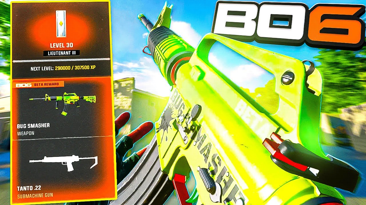 the MAX LEVEL REWARD in Black Ops 6.. (XM4 "BUG SMASHER") - YouTube