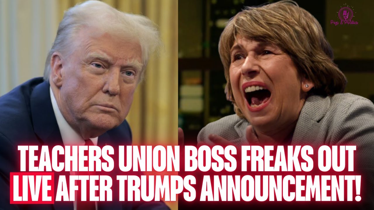 Teacher's Union Boss LOSES HER MIND As Trump Shuts Down Department of ...