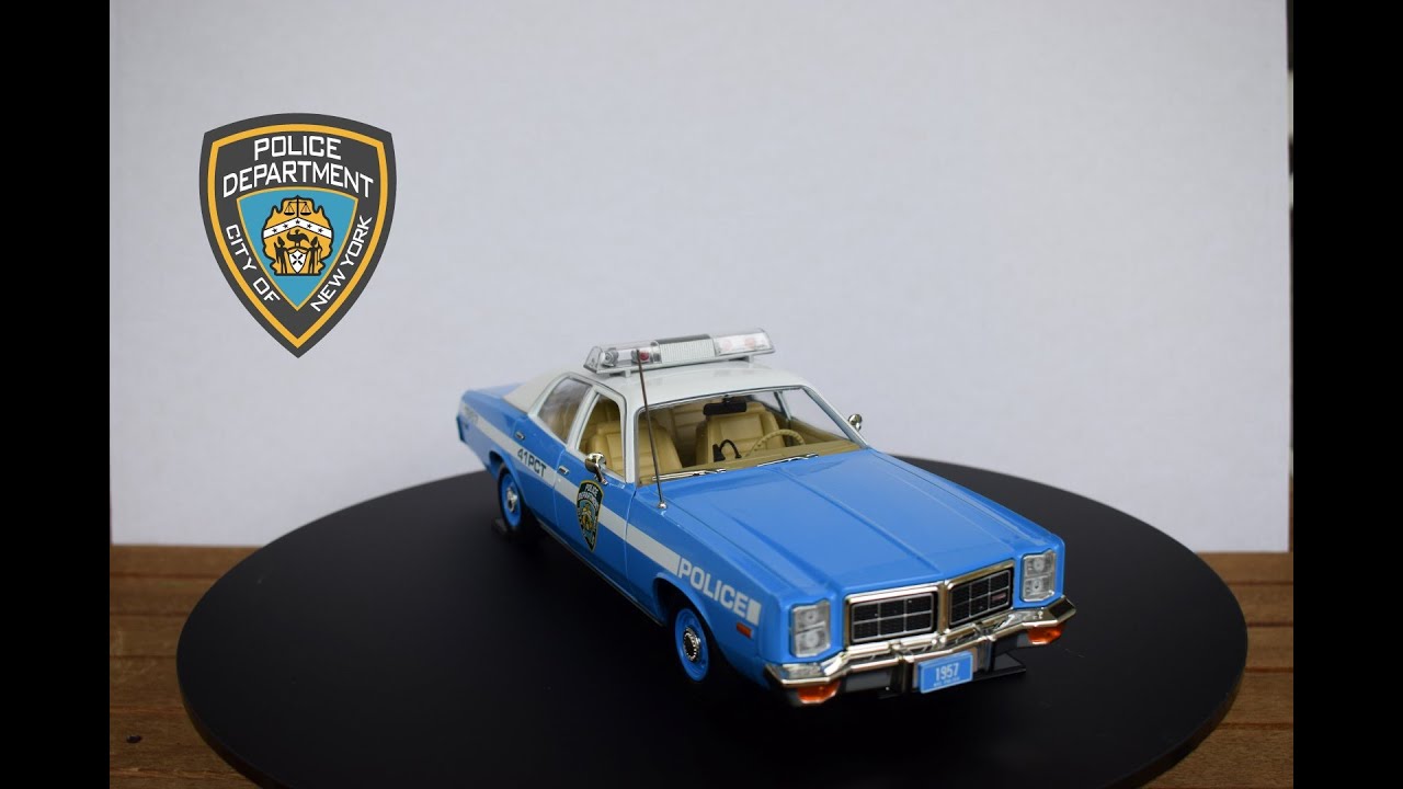 Reworked 1:18 NYPD DODGE MONACO - YouTube