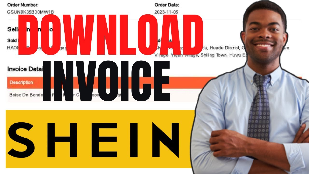 HOW TO DOWNLOAD INVOICE FROM SHEIN - YouTube