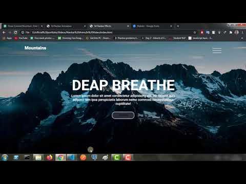 Navbar Css 3D | navigation bar in css | HTML5 | CSS3 | JS | King Programmers - YouTube