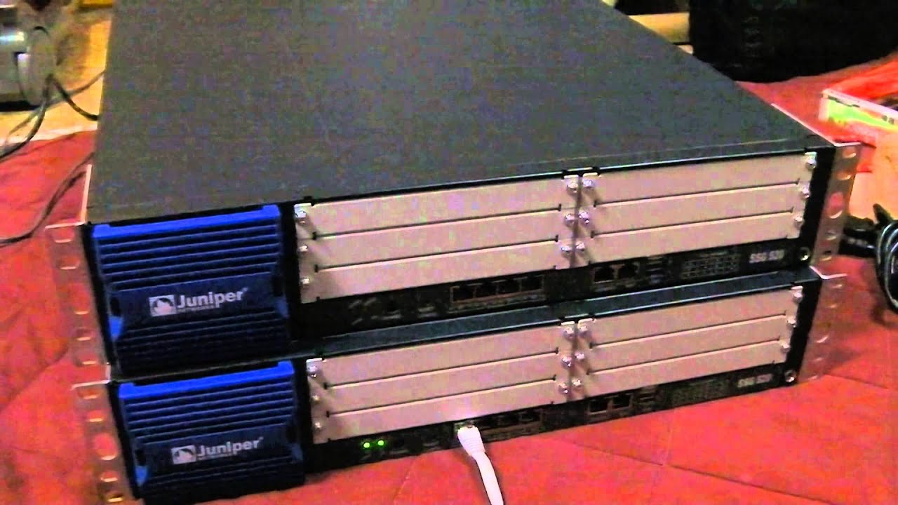 Juniper SSG 520M - YouTube