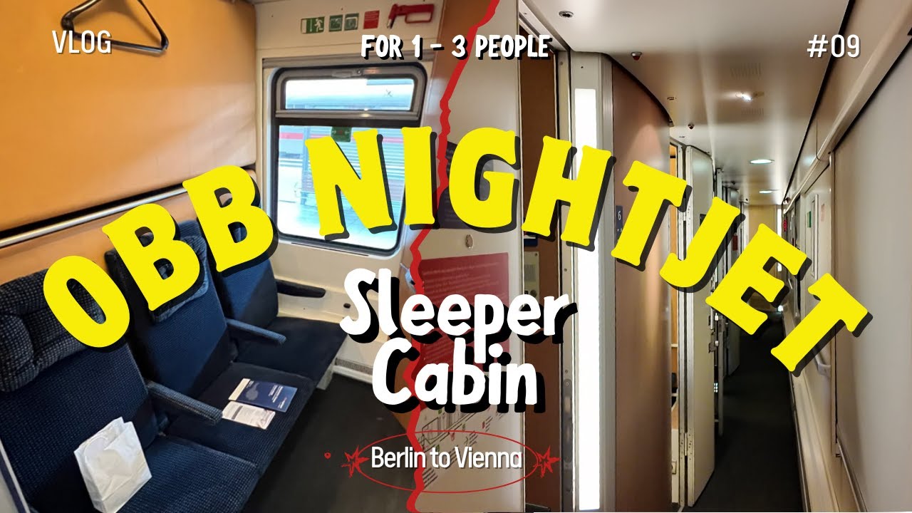 OBB Nightjet Sleeper Cabin! 🛌 Comfortable Night Train in Europe / Vlog ...