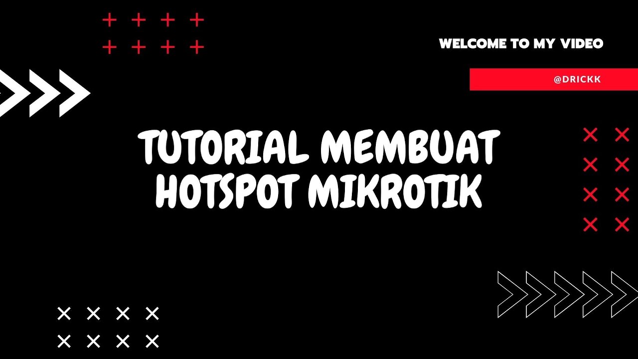 Tutorial membuat hotspot mikrotik - YouTube