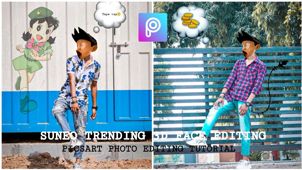 Suneo 3D Head Editing Tutorial | Doraemon | Professional Photo Editing ...