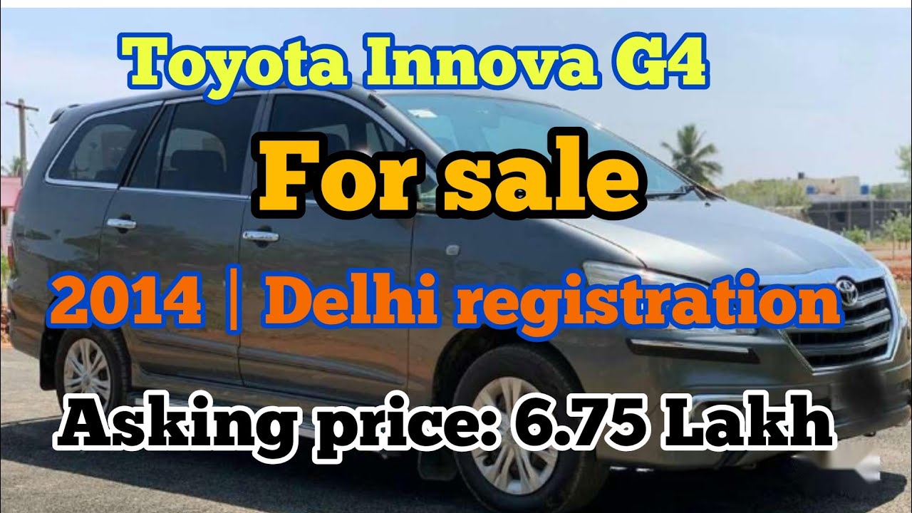 2014 Model Toyota Innova G4 For sale - YouTube